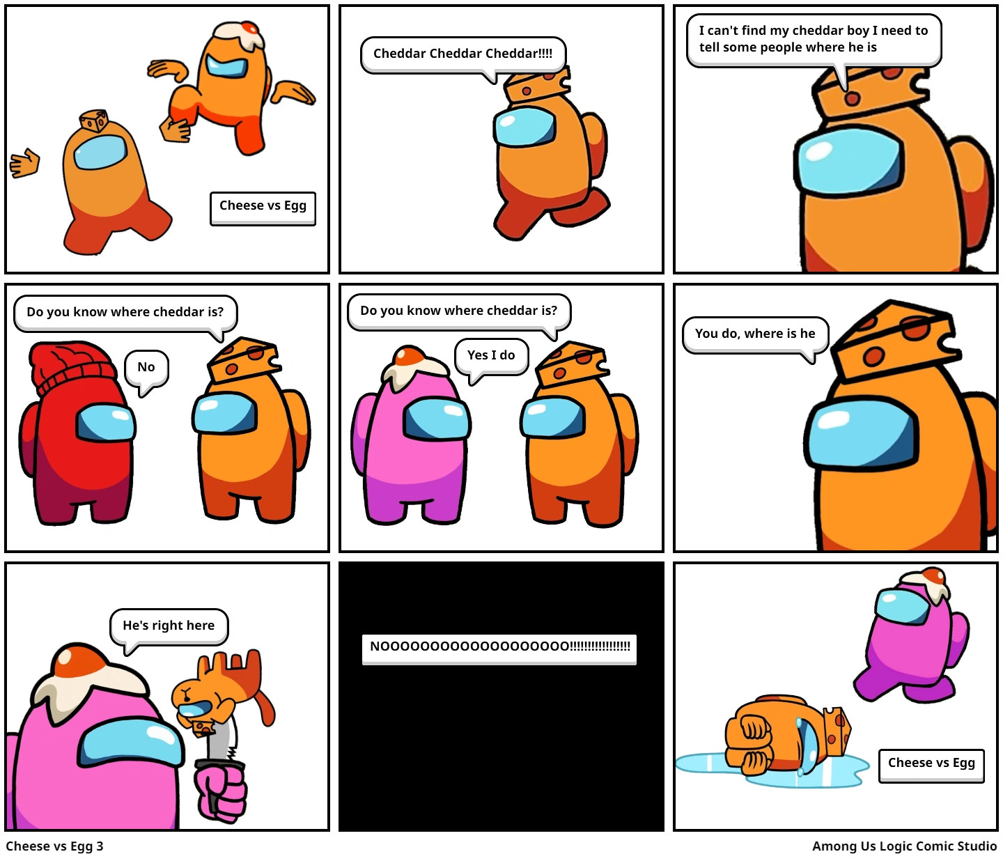 Among Us Logic Comic: Cheese vs Egg 3 | Fandom