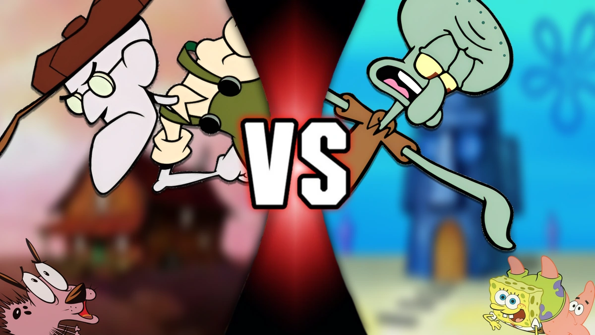 Eustace Bags vs Squidward (Courage the Cowardly Dog vs SpongeBob) | Fandom
