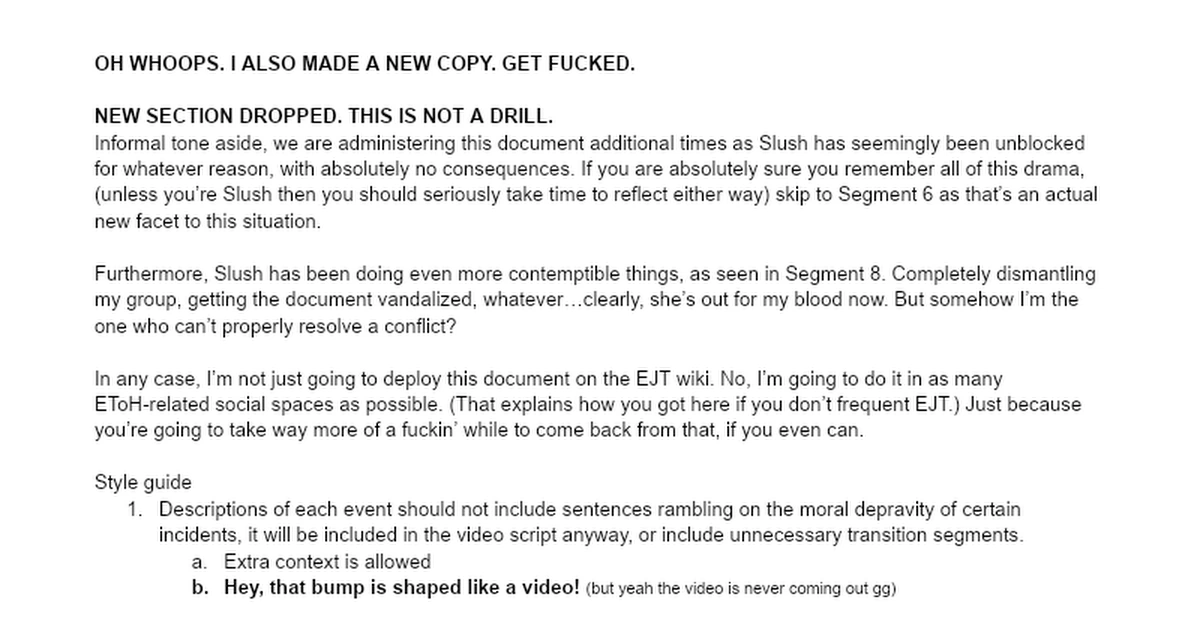 enough is enough | Fandom