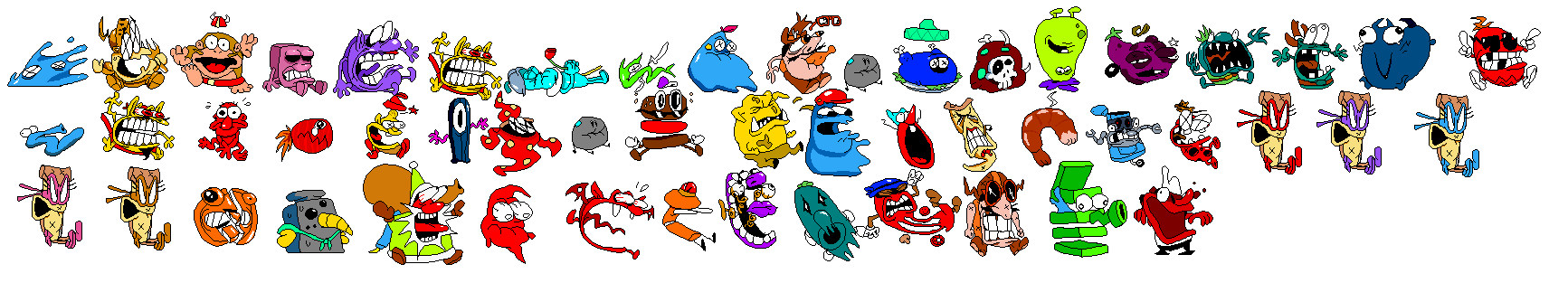 Enemy's defeated sprite but with elite palette + Toppin Monsters elite ...