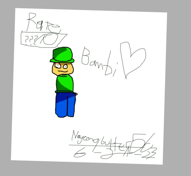 rate my drawing bambi! | Fandom