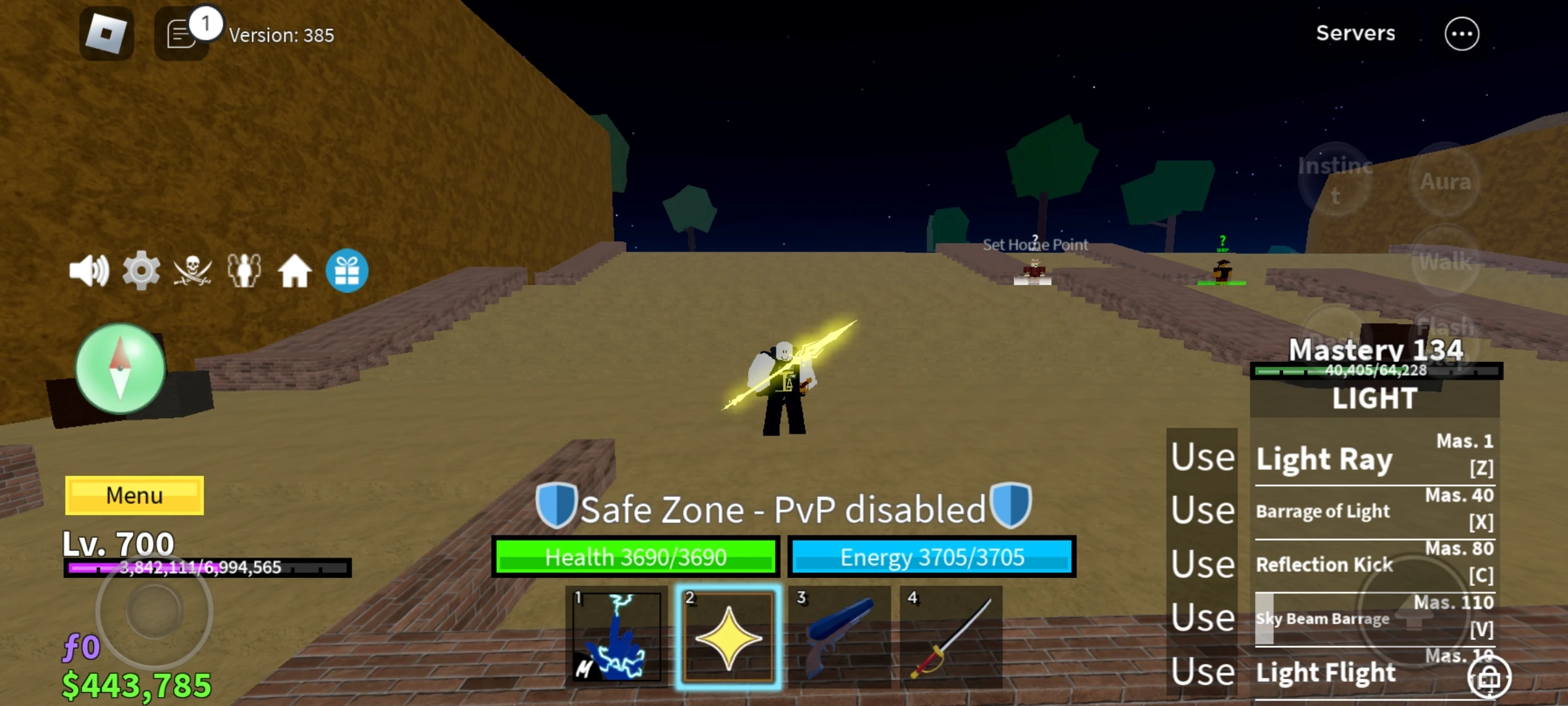 I made it to the 2nd sea! (not mentioning how many times I got caught ...