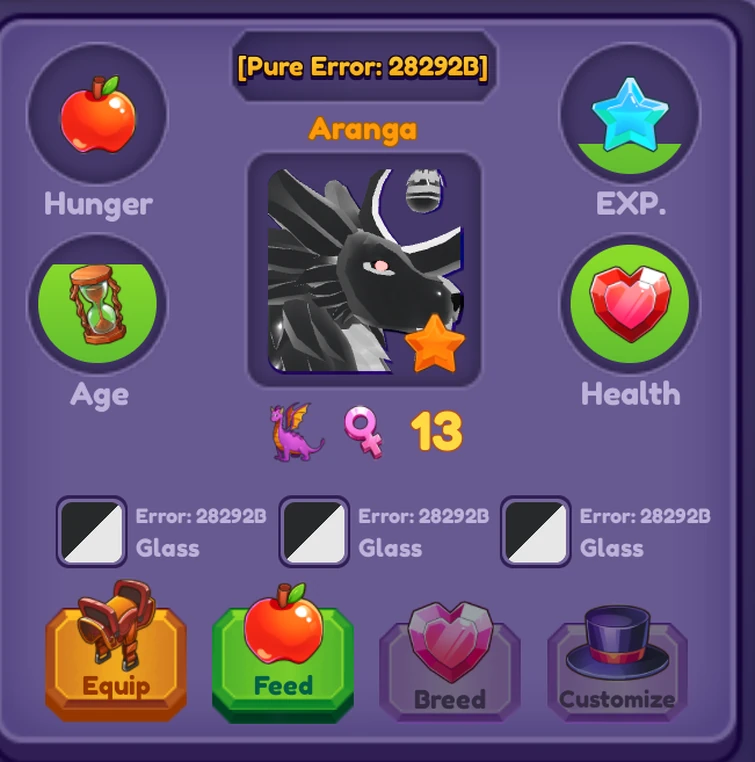 Trading/Selling Pure error aranga and a pure error dexyn! | Fandom