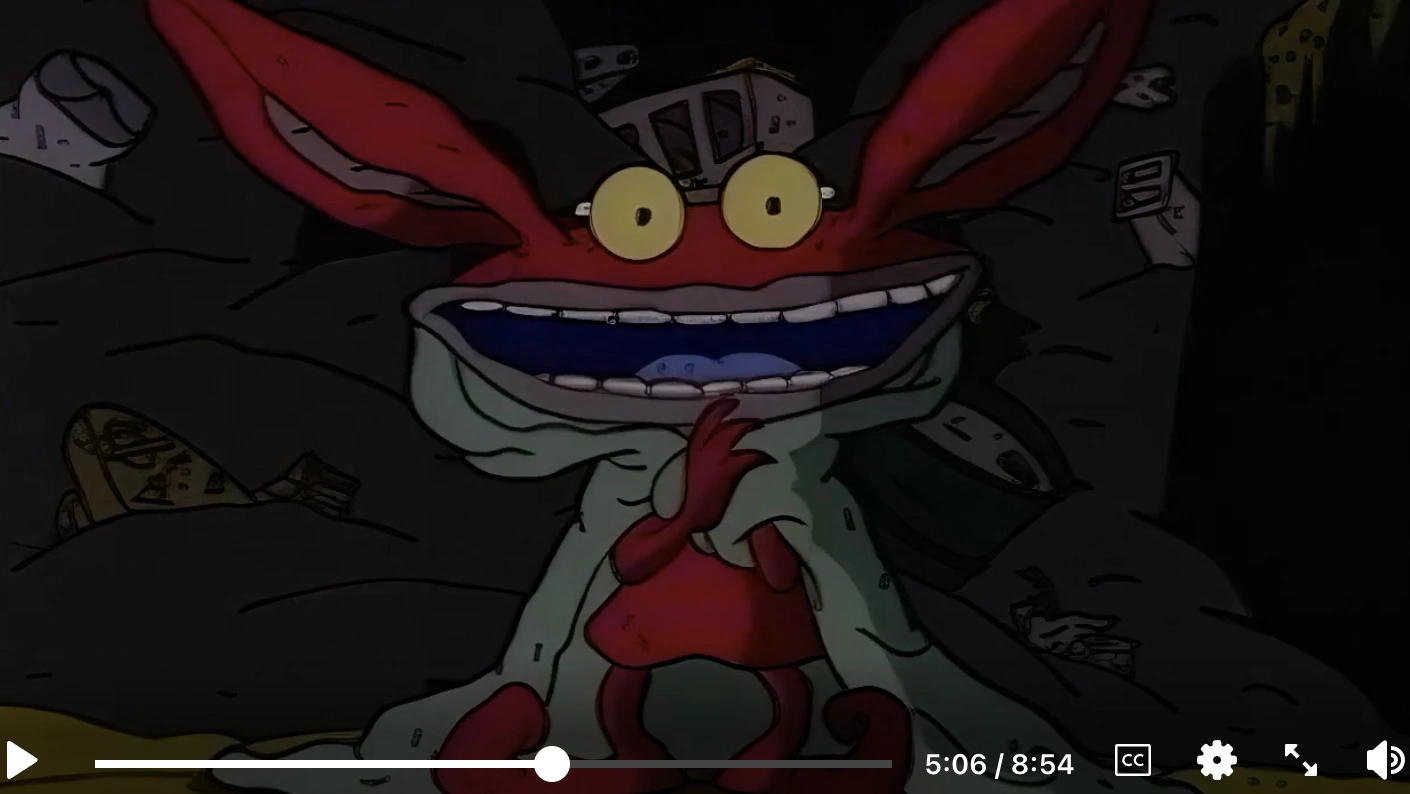 This is the only long lost Aaahh!!! Real Monsters Pilot scene that was ...