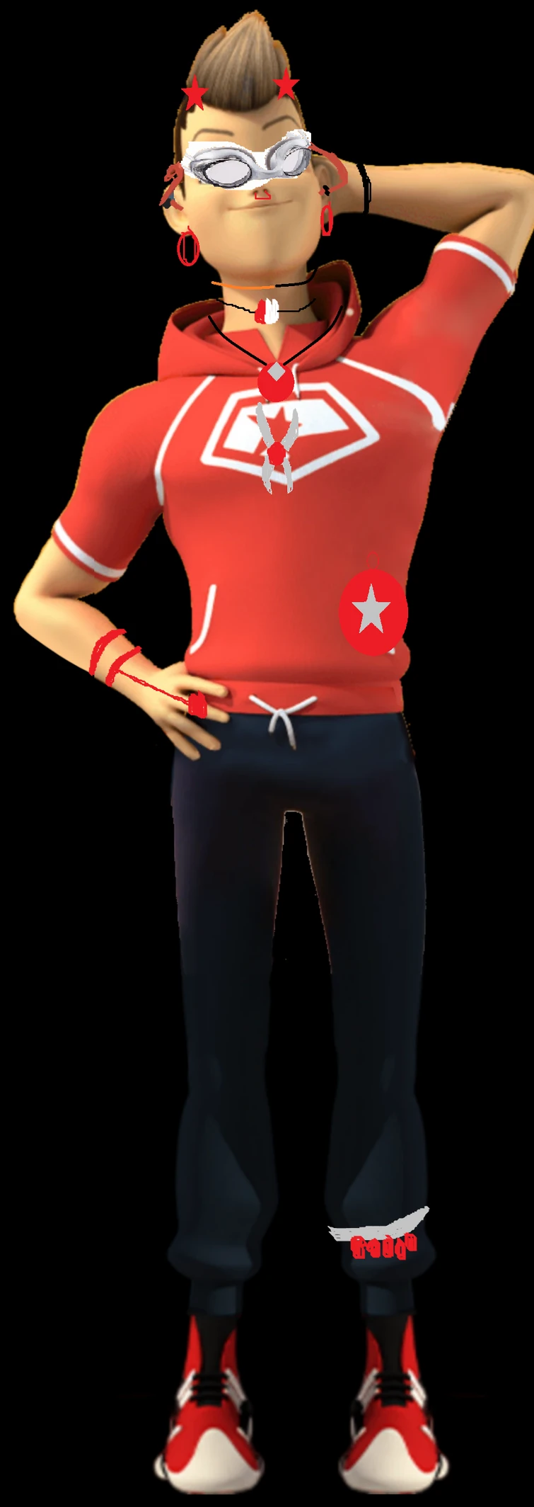 Kim with all his camouflaged Miraculouses | Fandom