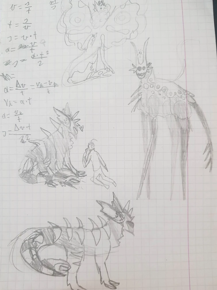 Hi I got some old and unfinished and waiting to be redesigned creatures ...