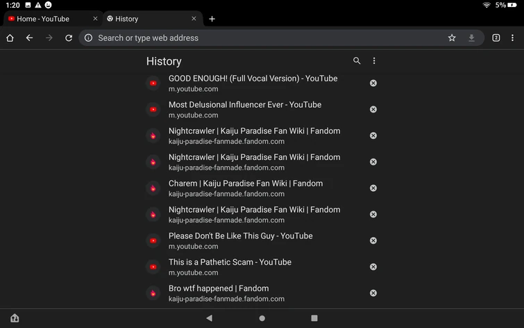 search history plz (or half of it) | Fandom