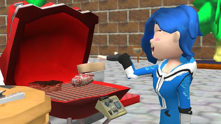 Where does Tari's BBQ grill from Mario Has A BBQ But He's Uninvited ...
