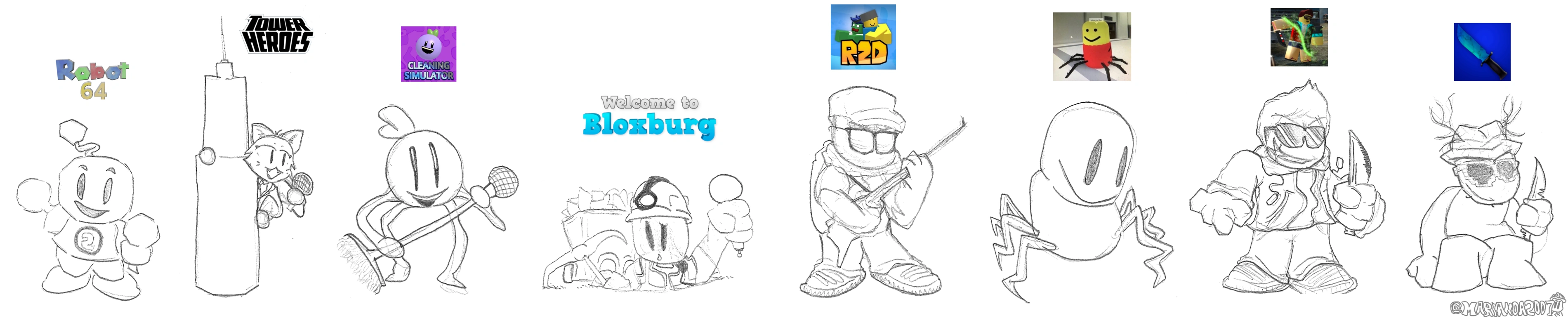 some sketches of the previous idea of the Original FNF roblox mod | Fandom