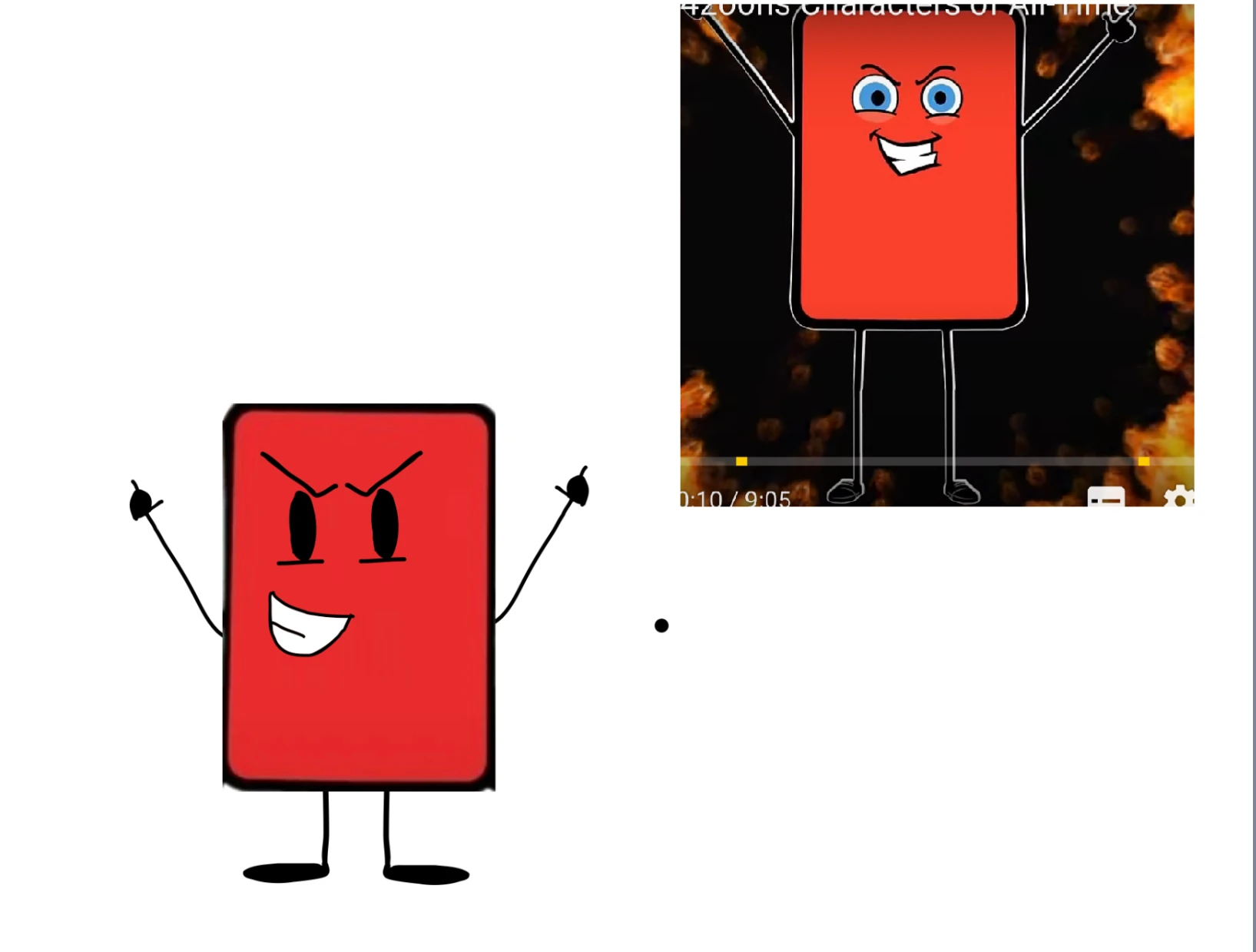 Señor Red Card From 442oons with object show assets (this looks kinda ...