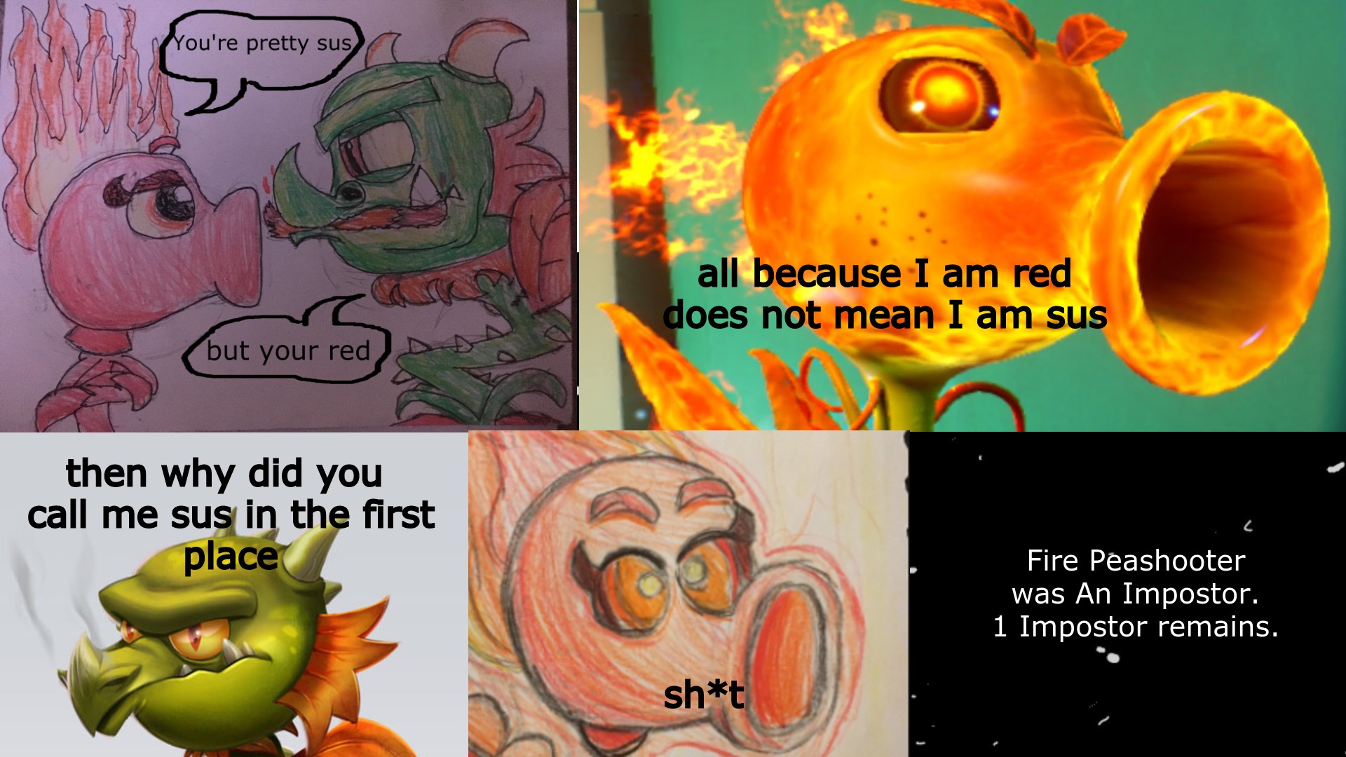 ngl fire pea sus | Fandom