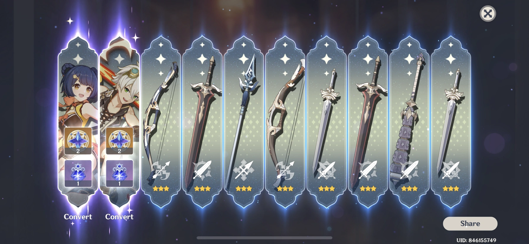did a 10 pull for venti! | Fandom
