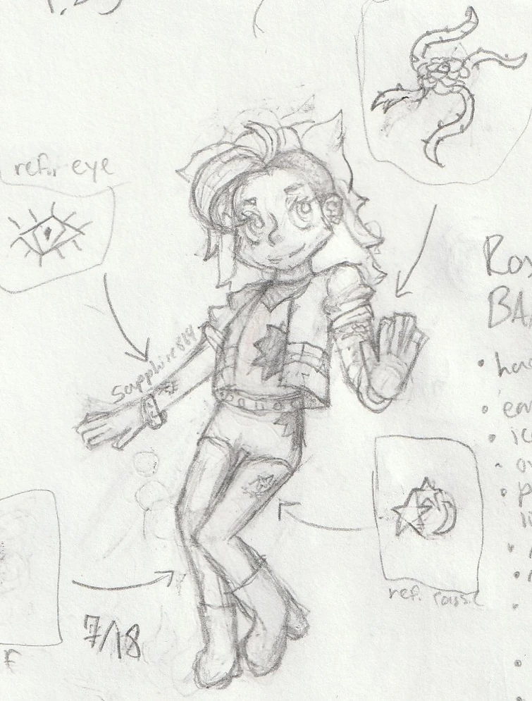 human roxy design sketch :D | Fandom