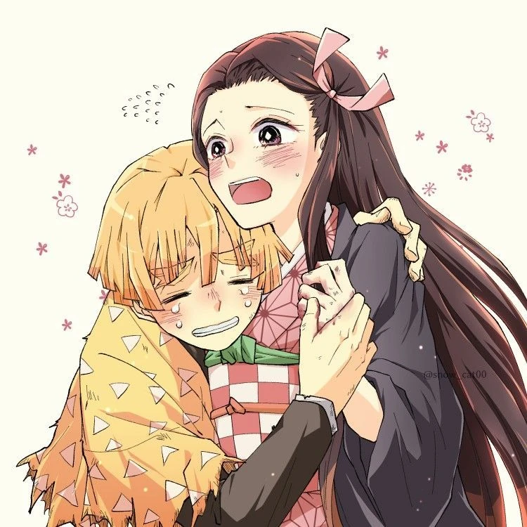 sad zenitsu and worried nezuko I_I | Fandom