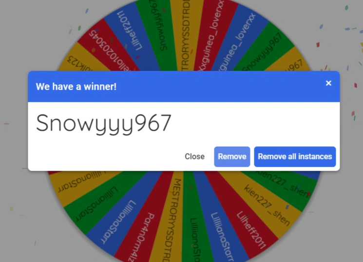 GIVEAWAY winners | Fandom