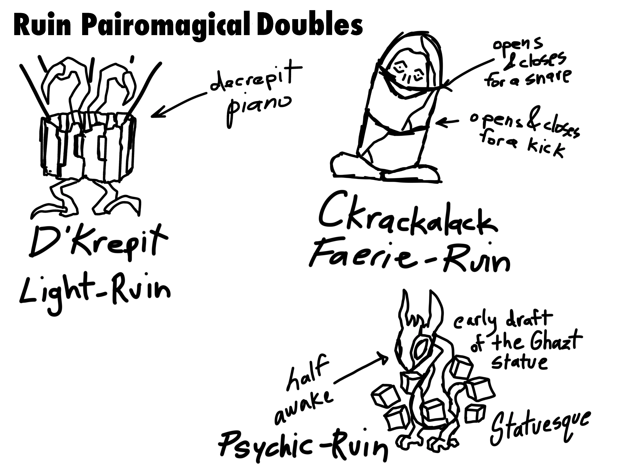 SOME ART THAT’S NOT RELATED TO MY MONSTER SKETCHES CAUSE I CAN’T DRAW ...