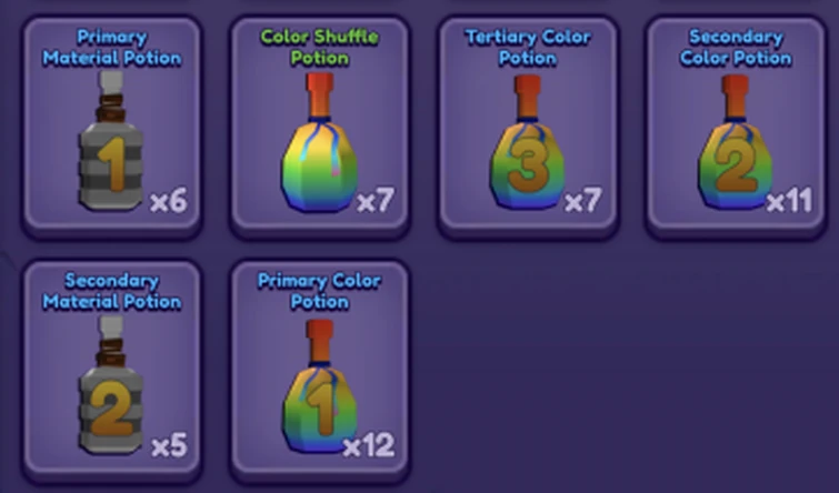 LF: Solarizon/Skyrix and/or Mutation potions. | Fandom