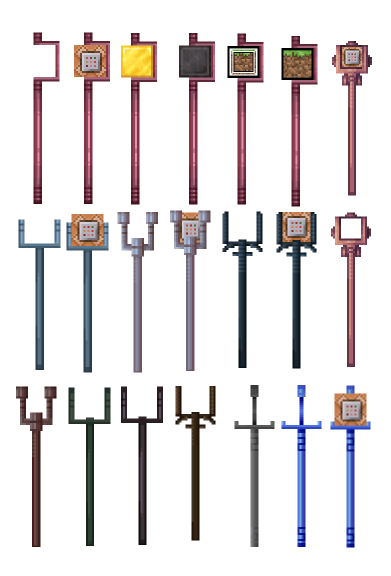 Every Staff with Every Block. | Fandom