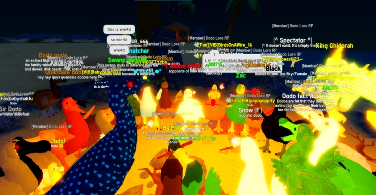 so today i was in a ''dodo lore rp''... | Fandom