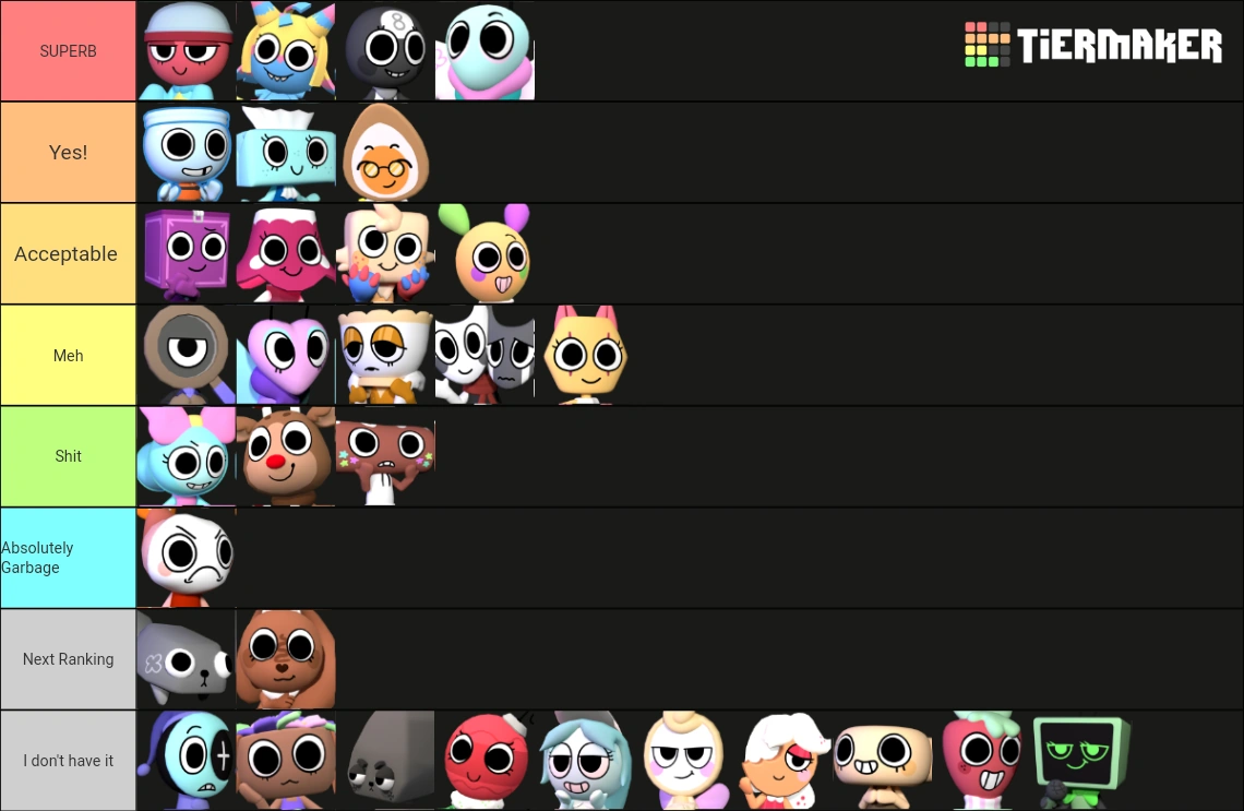 Dandy's World Toon Ranking (Update 3) | Fandom