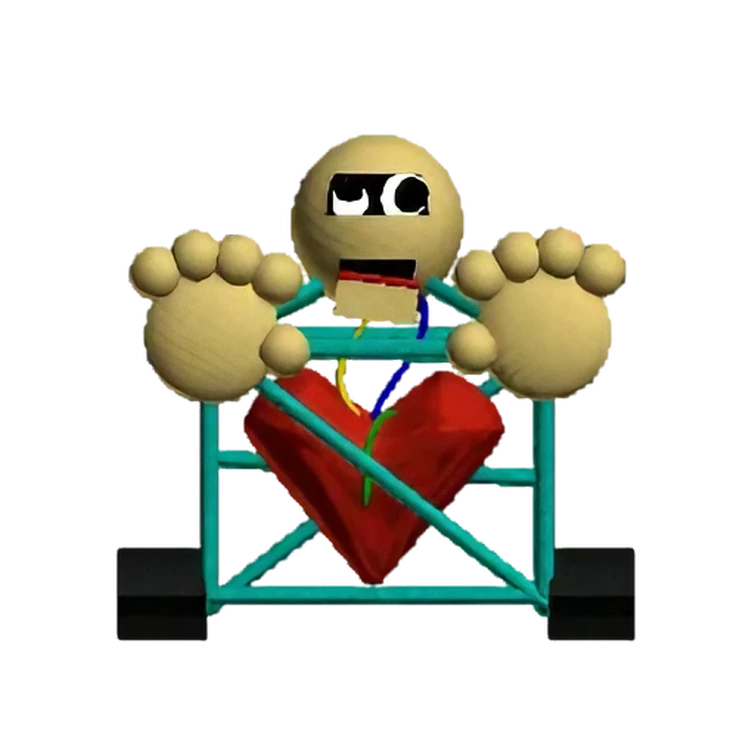 I put "Baldi" into an AI Image generator, and these are my results. XD ...