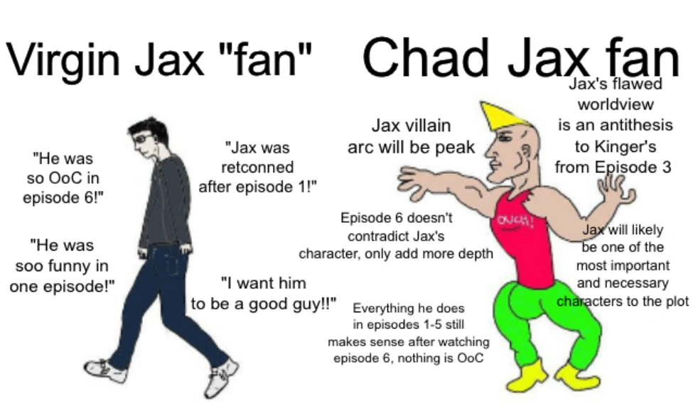 Jax "fan" vs Jax fan (TW: Jax opinions) | Fandom