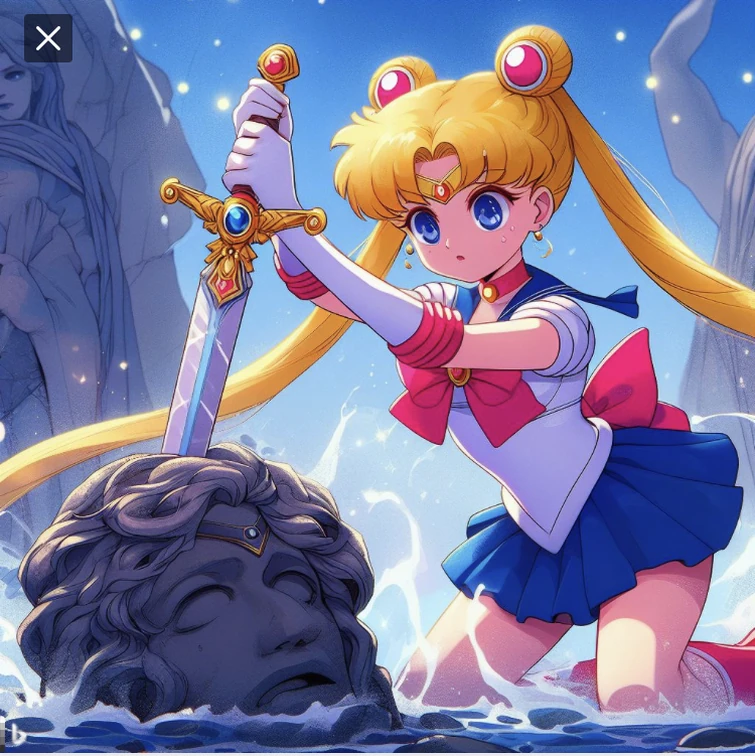 usagi pulling the sword in the stone | Fandom