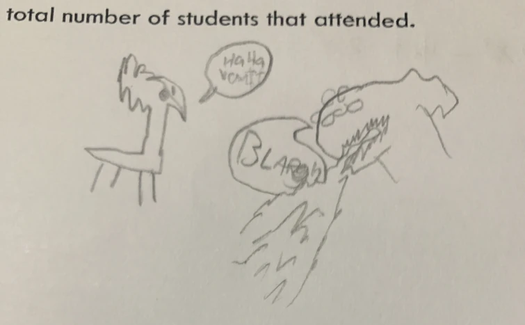 What I draw on my math homework instead of actually doing the homework: | Fandom