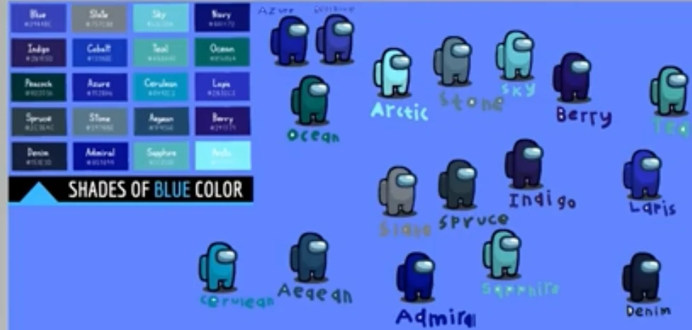 I Have More Among Us Custom Colours (Shades of Blue) | Fandom