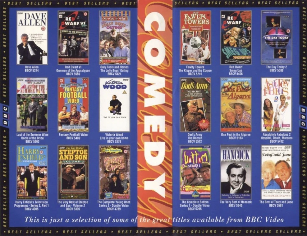 BBC Comedy Inlay Promo 1995 | BBC Video (UK) Wiki | Fandom