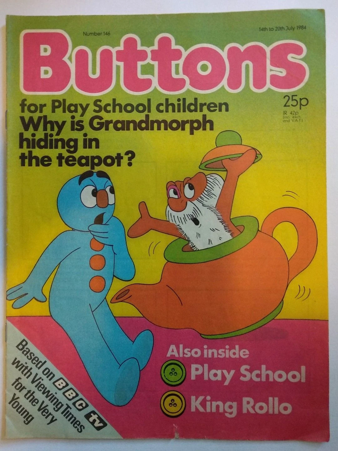 Buttons - Issue 146 | BBC Video (UK) Wiki | Fandom