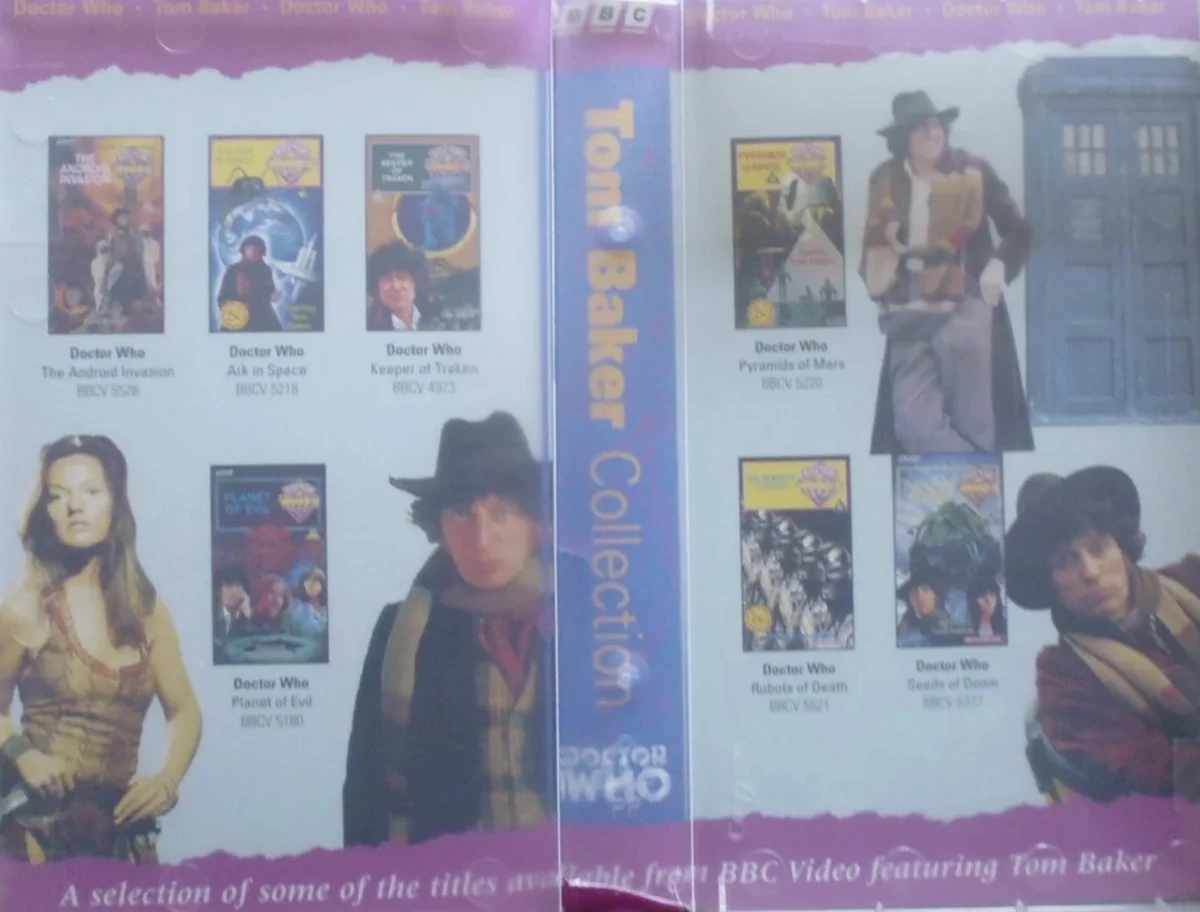 BBC Doctor Who Tom Baker Inlay Promo 1997 | BBC Video (UK) Wiki | Fandom