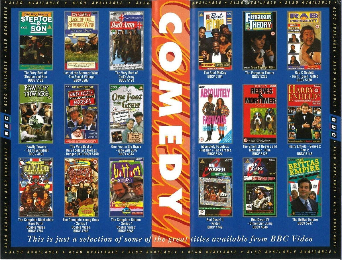 BBC Comedy Inlay Promo 1994 | BBC Video (UK) Wiki | Fandom