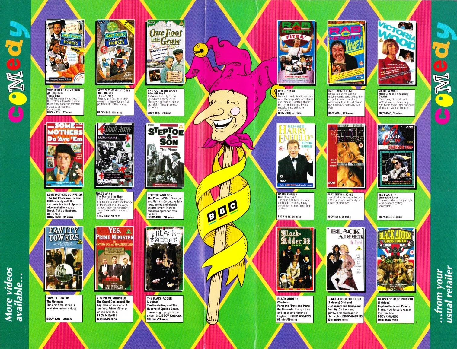BBC Comedy Inlay Promo 1993 | BBC Video (UK) Wiki | Fandom