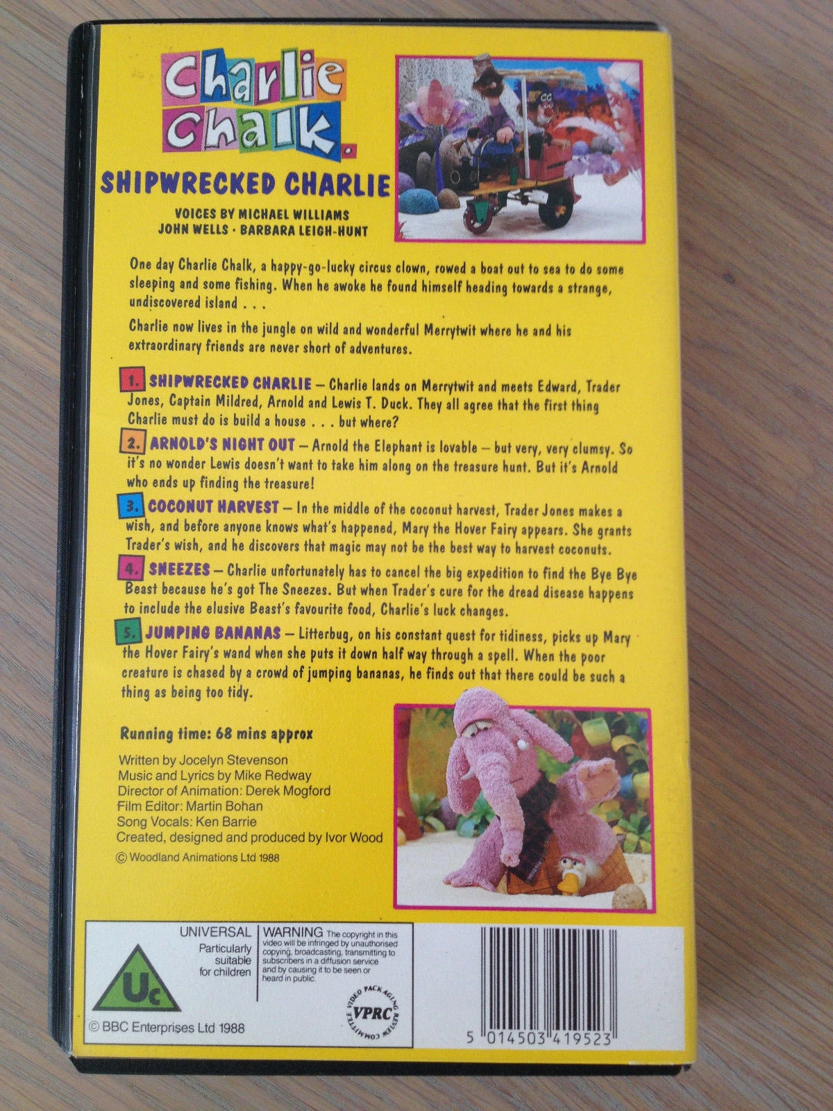 Charlie Chalk - Title 1 - Shipwrecked Charlie | BBC Video (UK) Wiki ...