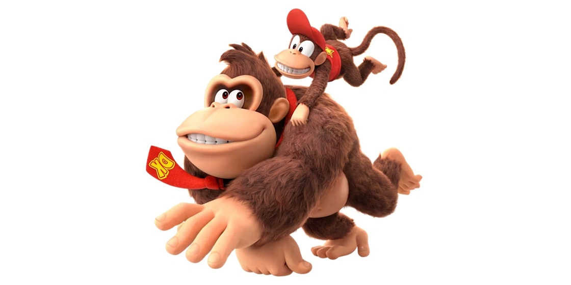 Another new official art piece of DK and Diddy | Fandom