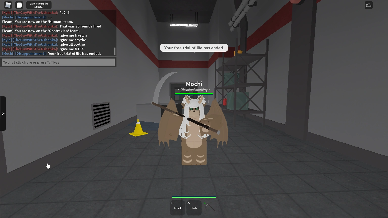 Mochi looks at you with an undying thirst to kill. | Fandom