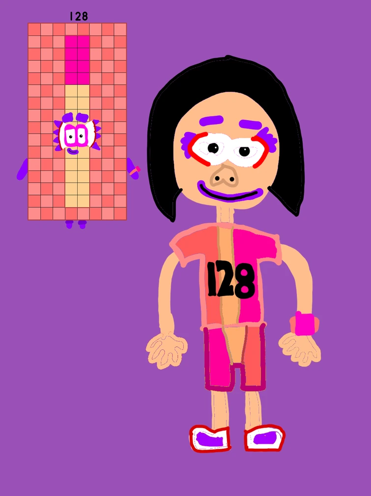 Humanized Numberblocks 128 and Humanized Numberblocks 143 | Fandom