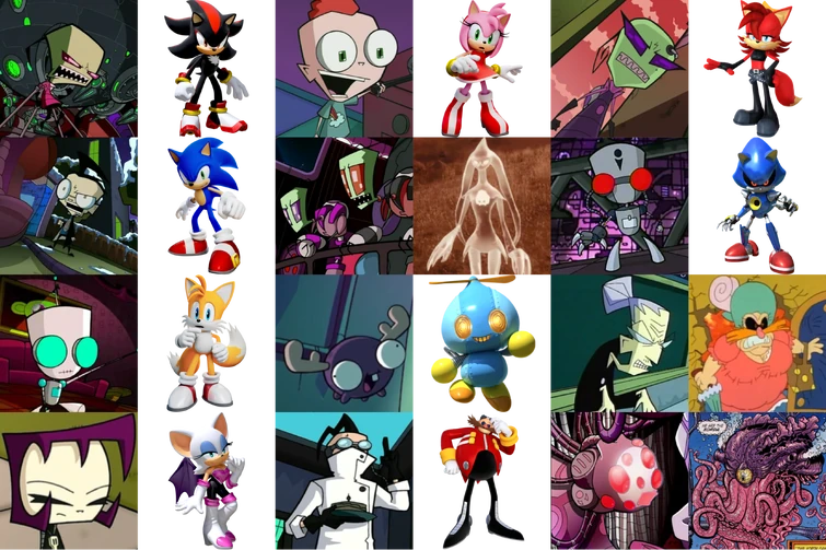 Sonic characters as Invader Zim characters | Fandom