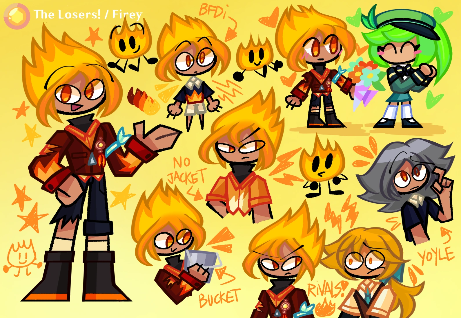 Firey Gijinka Redesign Ig | Fandom
