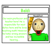 Baldi | BBCCS: Reimagined Wiki | Fandom
