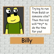 Billy | Baldi's Basics Character Calamity Series Wiki | Fandom