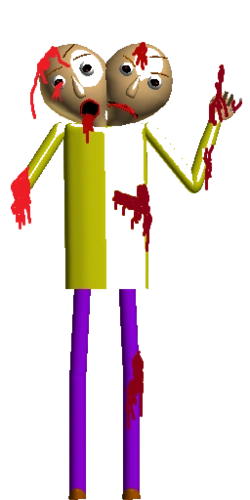 Two-Headed Dismembered Baldi | Baldi's Basics Character Calamity Series ...
