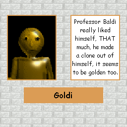 Goldi | Baldi's Basics Character Calamity Series Wiki | Fandom