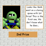 2nd Prize | Baldi's Basics Character Calamity Series Wiki | Fandom