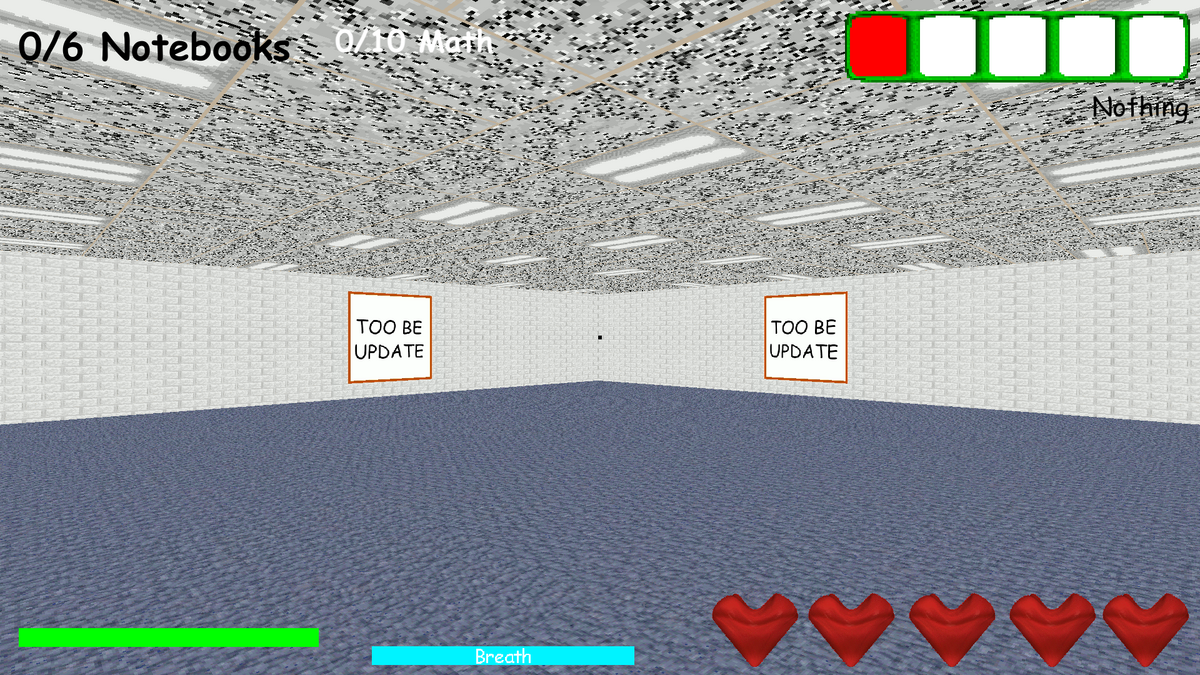 Unfinished Room Baldis Basics Character Calamity Series Wiki Fandom
