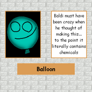 Toxoballoon | Baldi's Basics Character Calamity Series Wiki | Fandom
