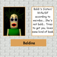 Baldina | Baldi's Basics Character Calamity Series Wiki | Fandom