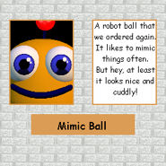 Mimic Ball | Baldi's Basics Character Calamity Series Wiki | Fandom