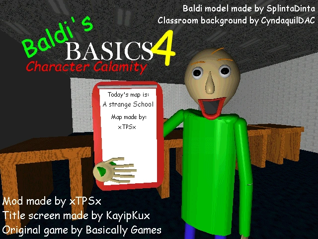 A Strange School | Baldi's Basics Character Calamity Series Wiki | Fandom